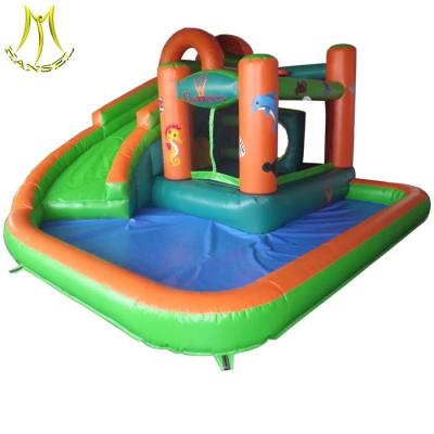 China Hansel cheap outdoor inflatable water slide for adult in amusement water park for sale