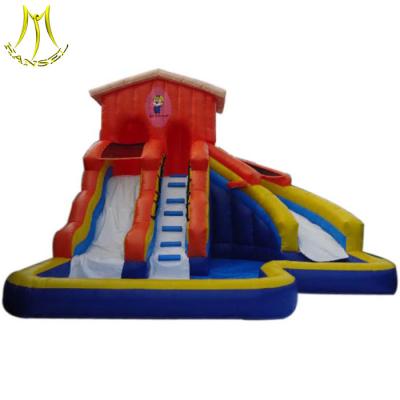 China Hansel factory price outdoor kids commercial inflatable water slide for sale for sale