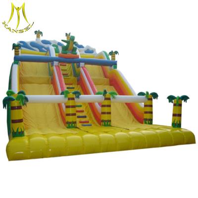 China Hansel amusement kids indoor climbing toys slide for inflatable playground for sale