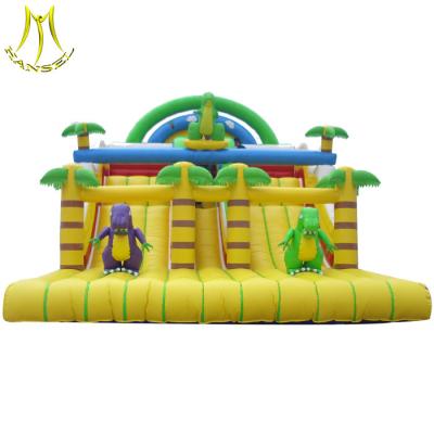 China Hansel low price inflatable play center water slide slips for kids wholesale for sale