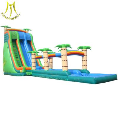 China Hansel PVC material inflatables and used amusement park water slide for sale for sale