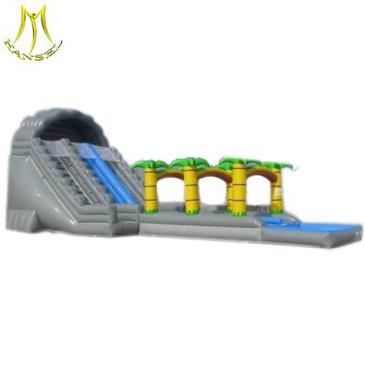 China Hansel cheap wholesale giant inflatable air track water slide for kids and adults for sale