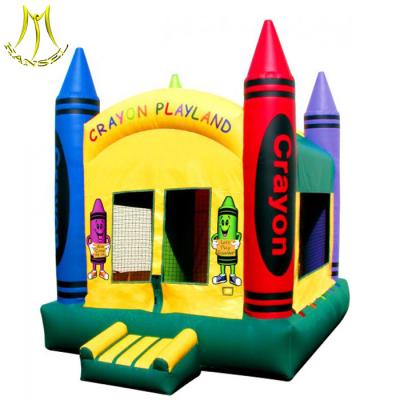 China Hansel 2018 factory for sale  theme park kids indoor playground hot fun house inflatable bouncy for sale