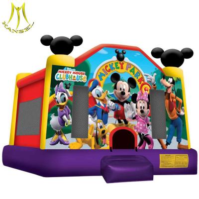 China Hansel  Kids commercial  indoor play house naughty indoor playground inflatable castle for sale