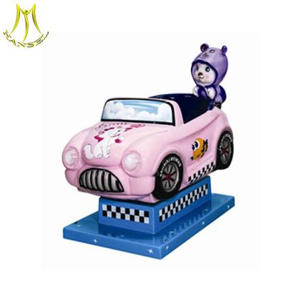 China Hansel factory price amusement park for kids coin operated fiberglass kiddie rides for sale