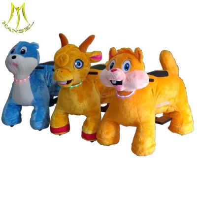 China Hansel hot selling kids riding horse toy stuffed animals scooter for sale for sale