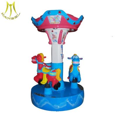 China Hansel  used carousel for  kids game machine 3 seats mini carousel for sale for sale