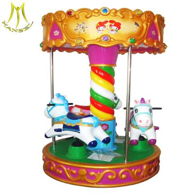 China Hansel   china amusement rides large musical swing carousel mini carousel horse for sale for sale