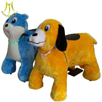 China Hansel hot sale kids Moving coin operated dog animal ride for sale for sale