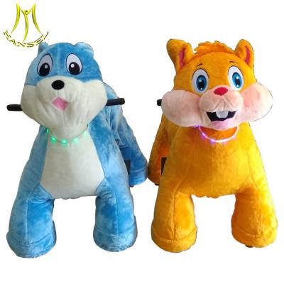 China Hansel popular kids electronic plush electric animal scooter for sale for sale