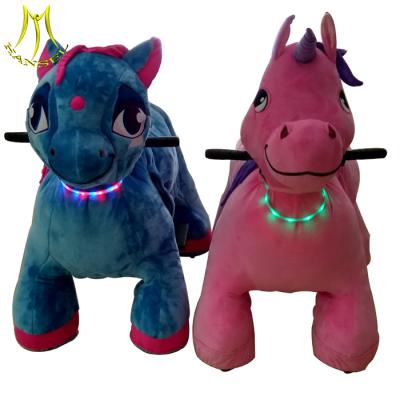 China Hansel entertainment equipment plush unicorn electric scooter with battery for sale for sale