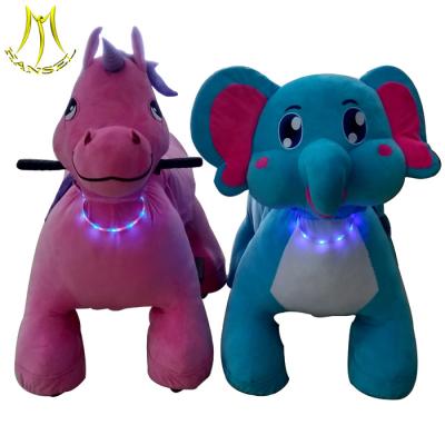 China Hansel low price electroinc games animal fun ride 4 weelsfor kids for sale