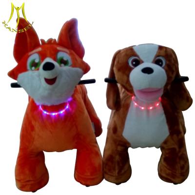 China Hansel kids play game machine coin operated ride on animal scooter for family park for sale