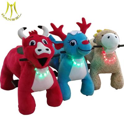 China Hansel battery operated ride baby electrical animal of stroll dog walking machine for sale
