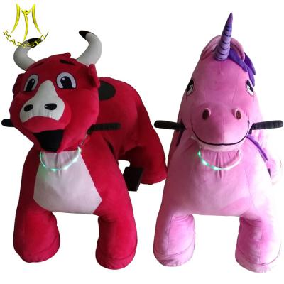 China Hansel walking commercial amusement plush animal kiddie rides for sale for sale