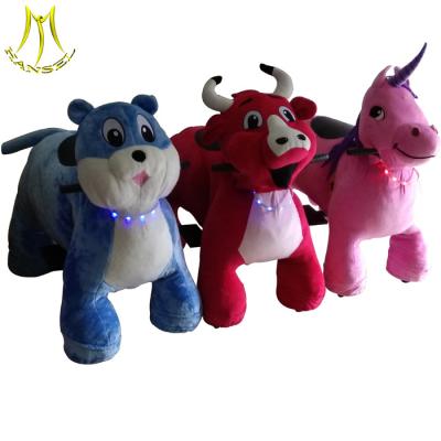 China Hansel  Wholesale animal kids battery powered  amusement park animal ride for sale
