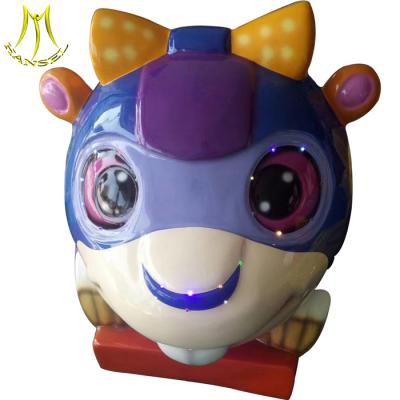 China Hansel popular small coin operated fiberglass kiddie ride from China for sale for sale