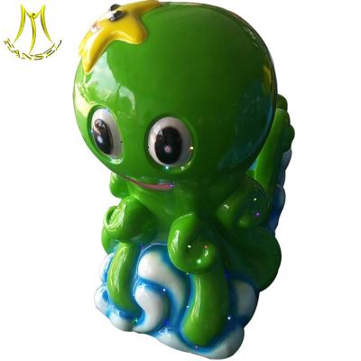 China Hansel hot sale coin operated indoor kids amusement rides octupus for sale for sale