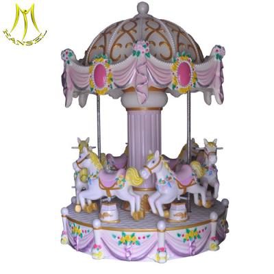 China Hansel small kids carousel rides merry go round horse for sale for sale