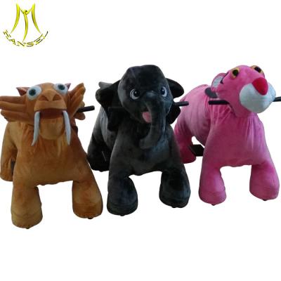 China Hansel indoor adventure playground electric ride on toy animal kiddie rides for sale