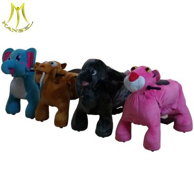 China Hansel ride on toy electric plush animal 4 wheel zippy scooter for kids for sale