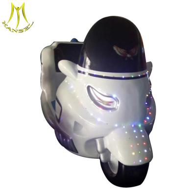 China Hansel indoor paly games fiberglass moto kiddie rides for shopping mall for sale