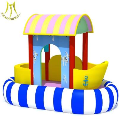 China Hansel electric soft play for baby children's indoor play equipment rocking pirate ship for sale