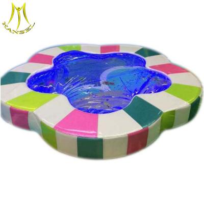 China Hansel  electric indoor soft play equipment indoor playground top water bed for sale