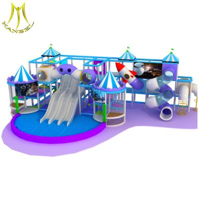 China Hansel  children playground flooring kids indoor play equipment slides indoor playground for mall for sale
