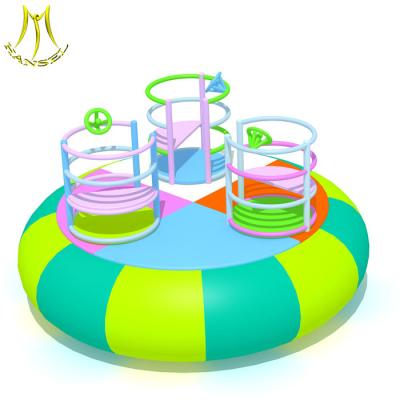 China Hansel  electric swing boat  indoor play games merry go around for shopping mall for sale