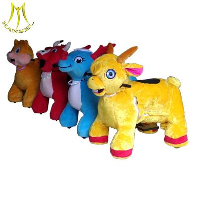 China Hansel   shopping mall coin operated electric animal bike for sale battery animal car for kids for sale