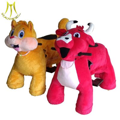 China Hansel 2018  coin operated plush electric ride on bike for kids electric riding unicorn for sale