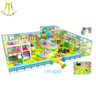 China Hansel commercial kids indoor jungle gym custom indoor soft playground high density foam block for sale