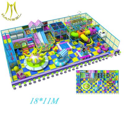 China Hansel amusement park equipment kids entertainment center sofa indoor soft playground for children for sale