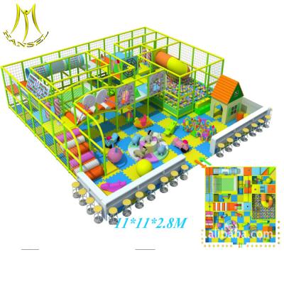 China Hansel  amusement-park products indoor play area children paly game indoor playground for sale