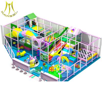 China Hansel outdoor wooden kids playhouse playzone kids soft play toddler play ground equipment for sale