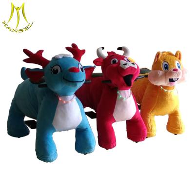 China Hansel popular animal bike for mall walking animal toy animal scooter in mall for sale