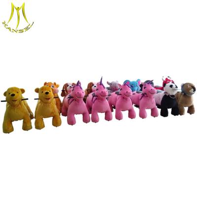 China Hansel walking adult wholesale toys and battery powered plush motorized animals for sale