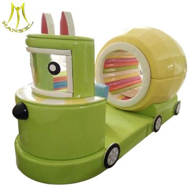 China Hansel  amusement soft play for kids playground game center kids cement tanker for sale