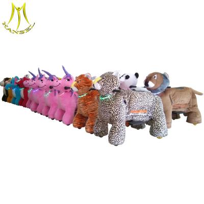 China Hansel electric animal ride kids battery operated walking animal toy rides for sale