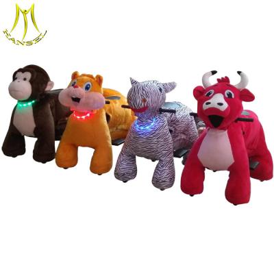 China Hansel new products kids ride on animals wheels kid riding horse toy for sale
