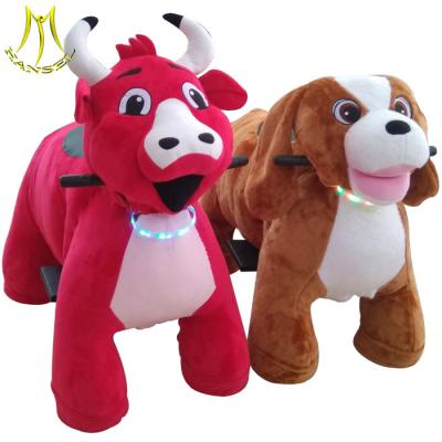 China Hansel outdoor playground plush walking electric animal ride for kids for sale