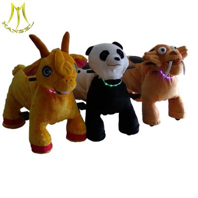 China Hansel  electric coin operated animal riding toy for kidsindoor ride for sale
