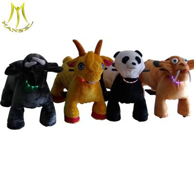 China Hansel  shopping mall indoor rides electric animal scooters for kids and adults for sale