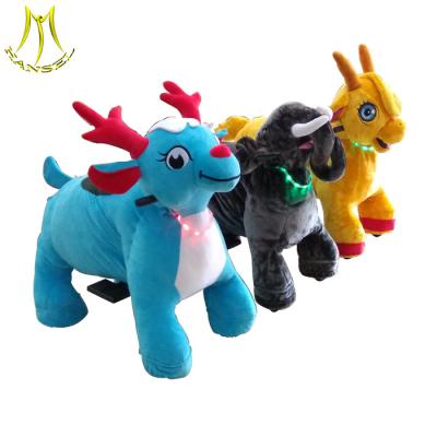 China Hansel   funny riding on coin operated dog walking machine for sale