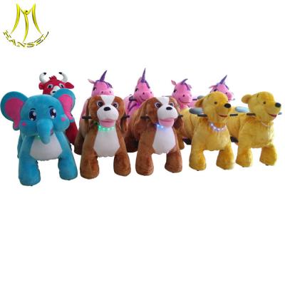 China Hansel battery powered coin operated electronic riding animal toys car for sale for sale