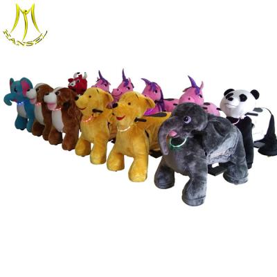 China Hansel coin operated electric ride on animals ride on cars for kids for sale