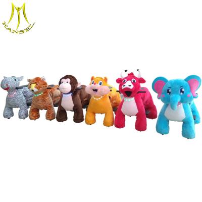 China Hansel stuffed kids walking animal riding horse outdoor ride on animals for sale