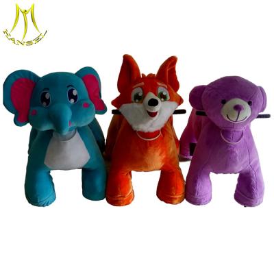 China Hansel  outdoor ride on  coin operated kids ride on unicorn toy for sale