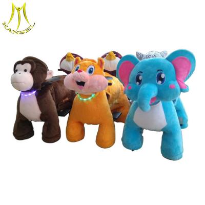 China Hansel high quality China popular electric plush 4 wheel zippy scooter for kids for sale